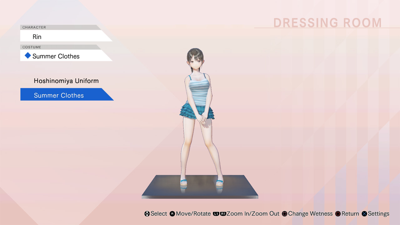 BLUE REFLECTION: Summer Clothes Set E (Rin, Kaori, Rika) on PS4 ...
