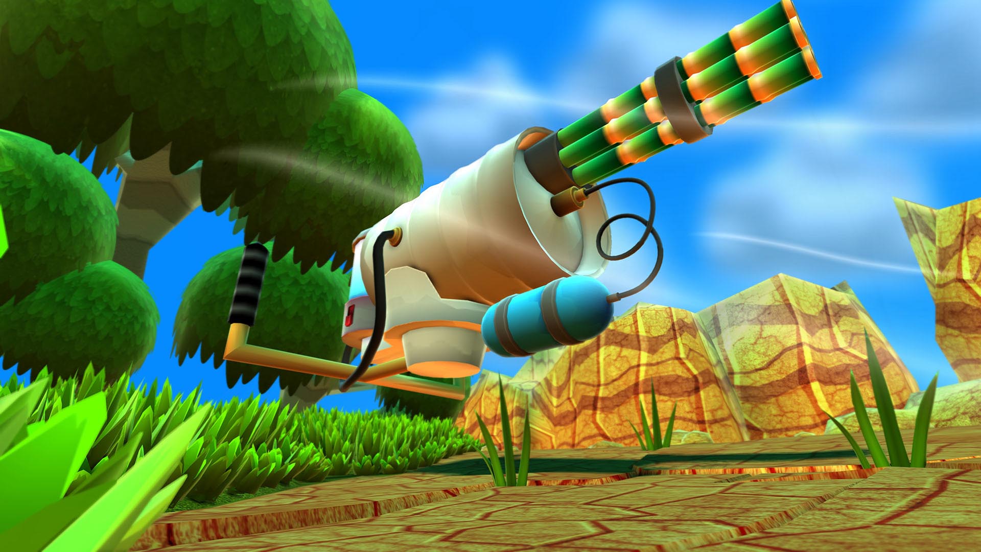 Blast 'Em Bunnies: Watermelon Machine Gun Full Upgrades on PS4 ...